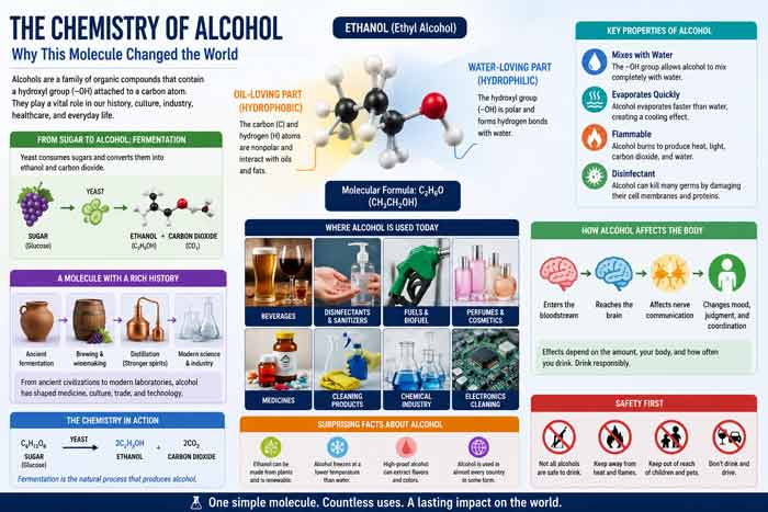The Chemistry of Alcohol: Why This Molecule Changed the World ...